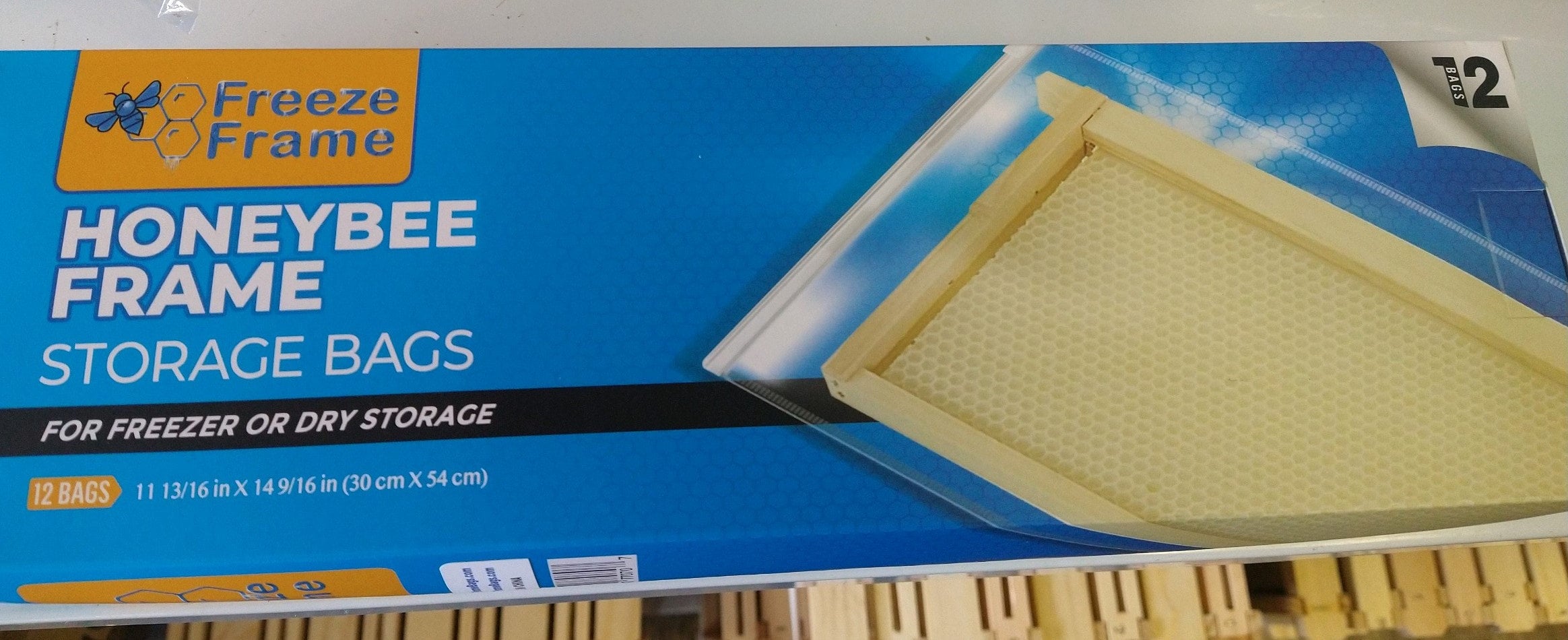 Freeze Frame -Honey Bee Frame Storage Bags | Forester Farms and Apiary