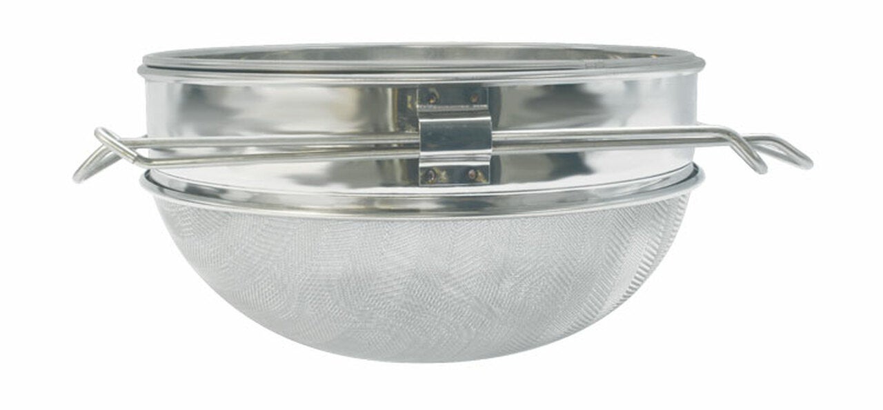 STAINLESS STEEL DOUBLE SIEVE | Forester Farms and Apiary