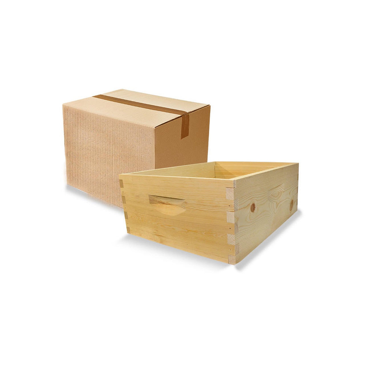 Unassembled 8 Frame Deep Box - Set Of 5 | Forester Farms and Apiary